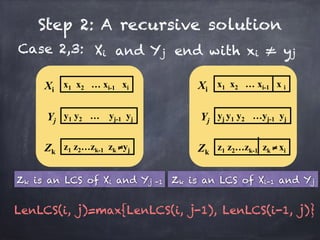 Dynamic programming lcs | PDF