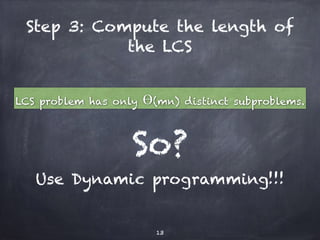 Dynamic programming lcs | PDF