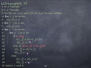 Dynamic programming lcs | PDF