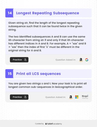 The Ultimate Dynamic Programming RoadMap | Tutort Academy | PDF
