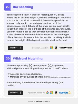 The Ultimate Dynamic Programming RoadMap | Tutort Academy | PDF