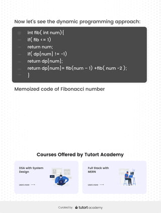 The Ultimate Dynamic Programming RoadMap | Tutort Academy | PDF