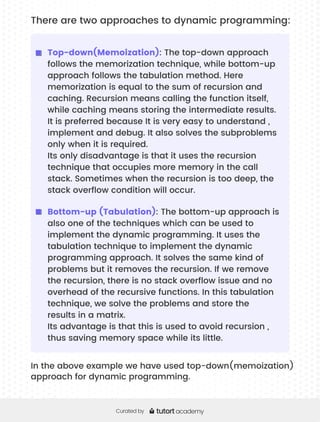 The Ultimate Dynamic Programming RoadMap | Tutort Academy | PDF | Programming Languages | Computing