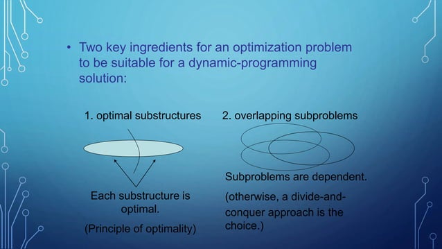 Dynamic Programming Dp In Algorithm Ppt