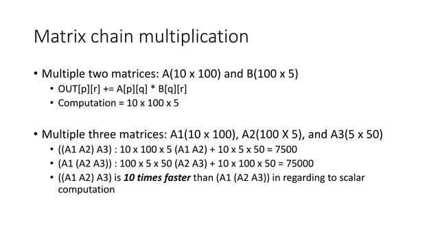 Basics of Dynamic programming | PPT