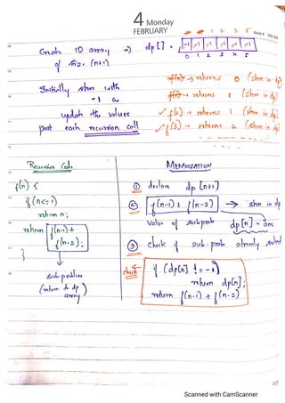 Dynamic programming notes Data Structure and Algorithm | PDF
