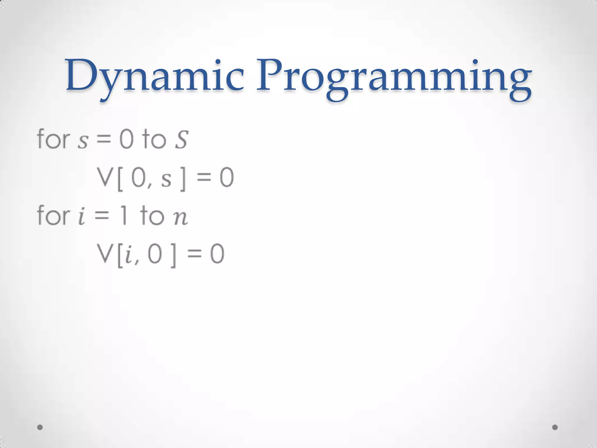 Knapsack Problem | PPTX