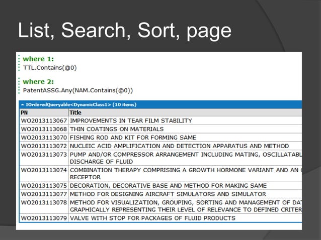Dynamic Query Pptx Databases Computer Software And Applications