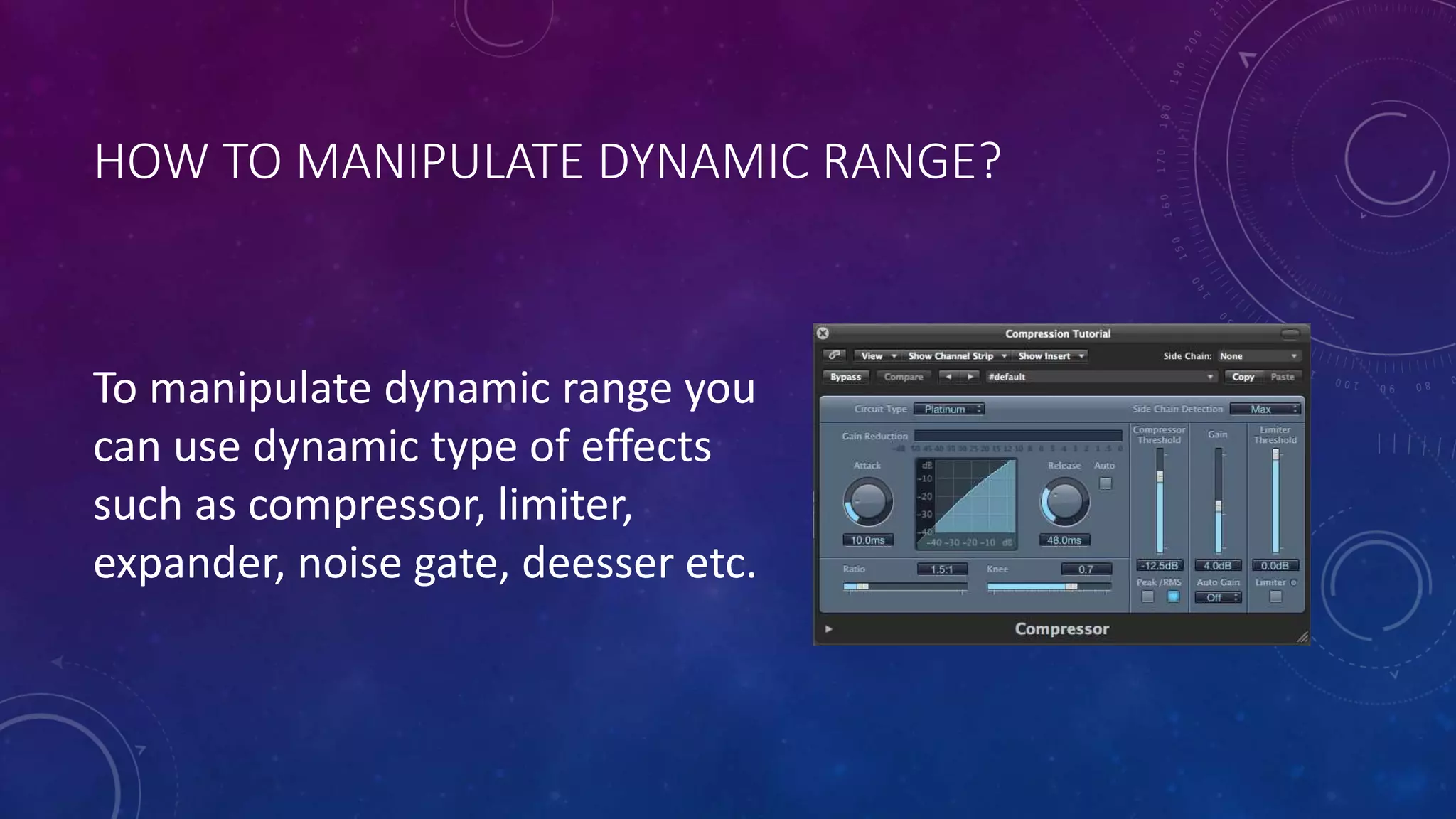 Dynamic range | PPTX