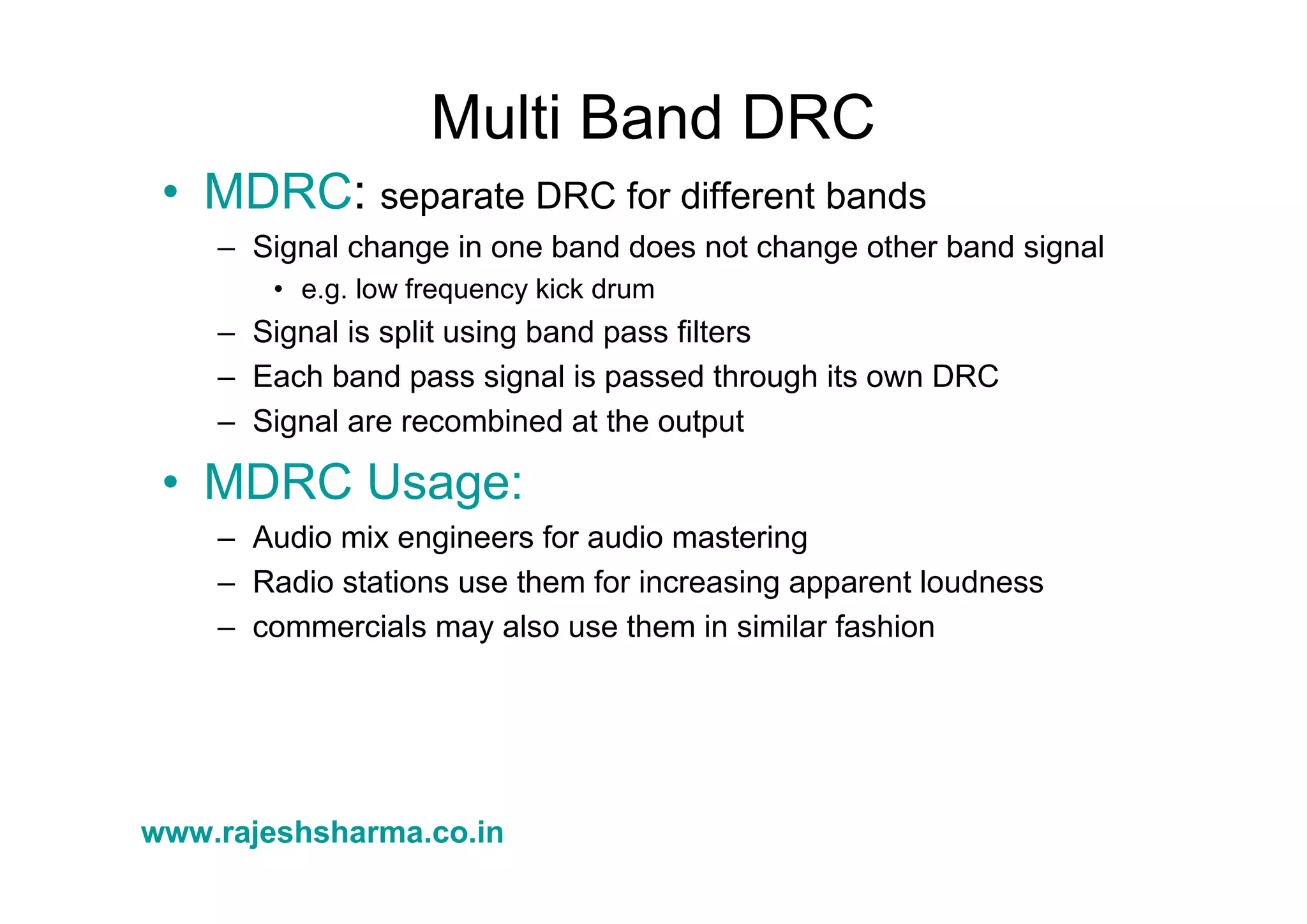 Audio Dynamic Range Compression | PDF