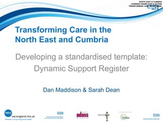 Learning Disabilities: Dynamic Registers Webinar – 12 December 2016 | PPTX