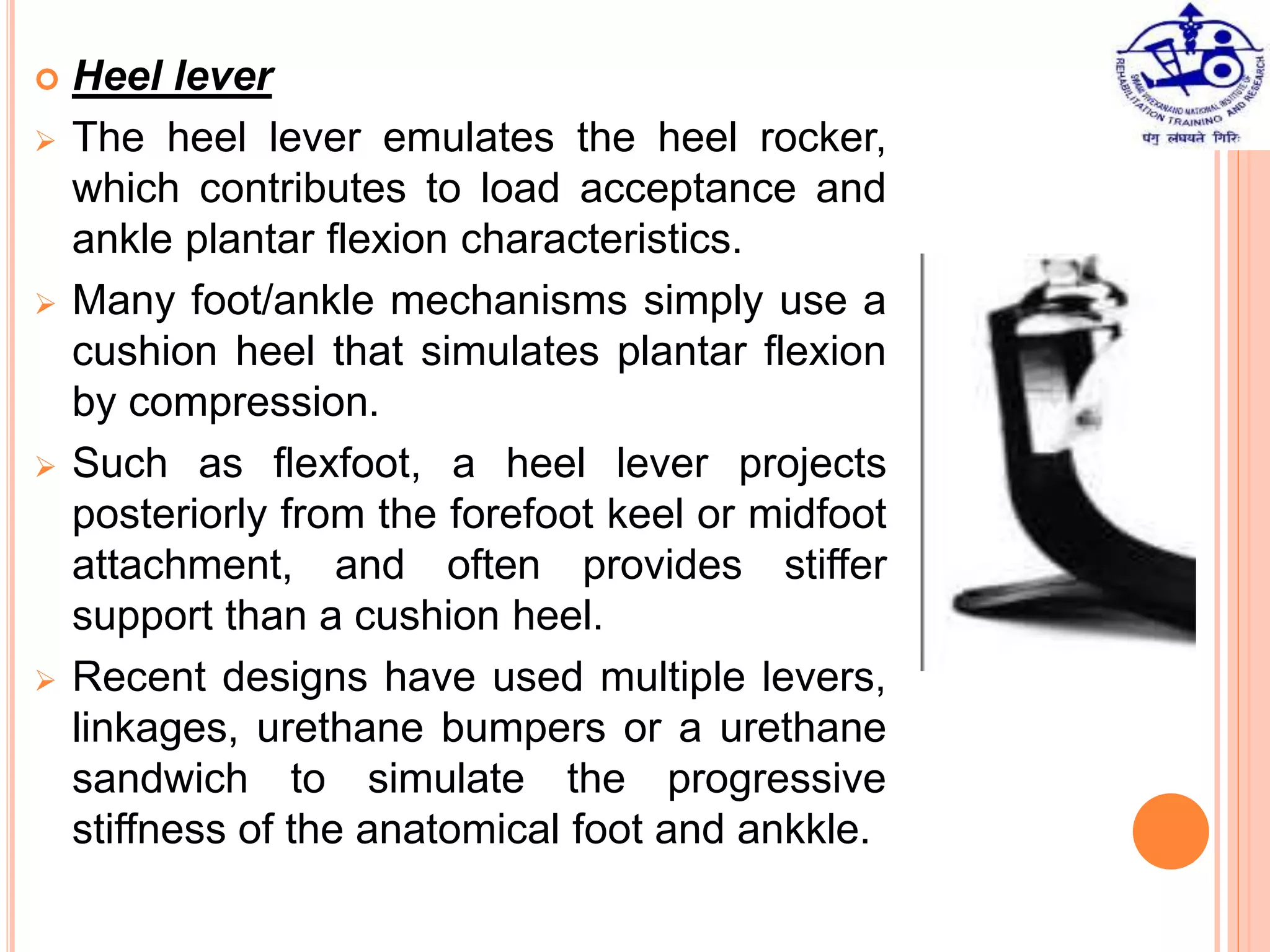 Dynamic response foot | PPTX