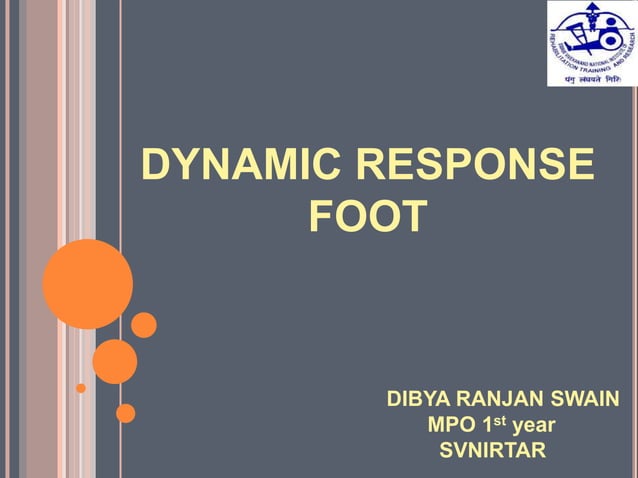 Dynamic response foot | PPT