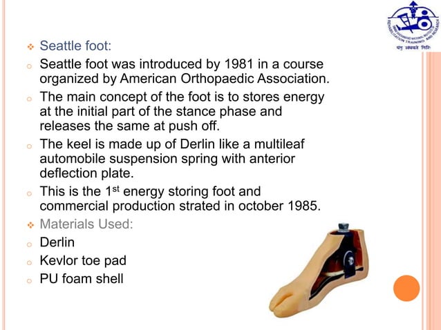Dynamic response foot