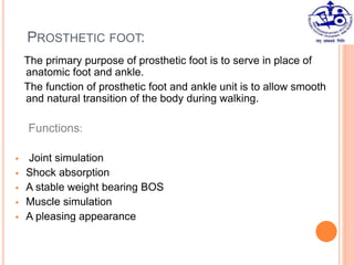 Dynamic response foot | PPT