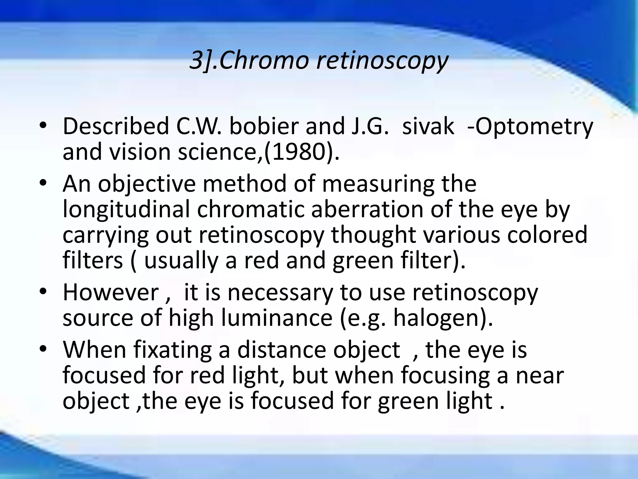 Dynamic retinoscopy | PPTX