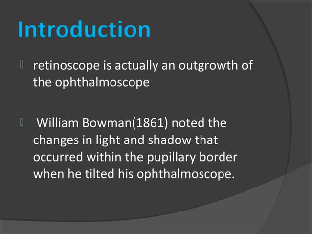 Dynamic retinoscopy | PPT