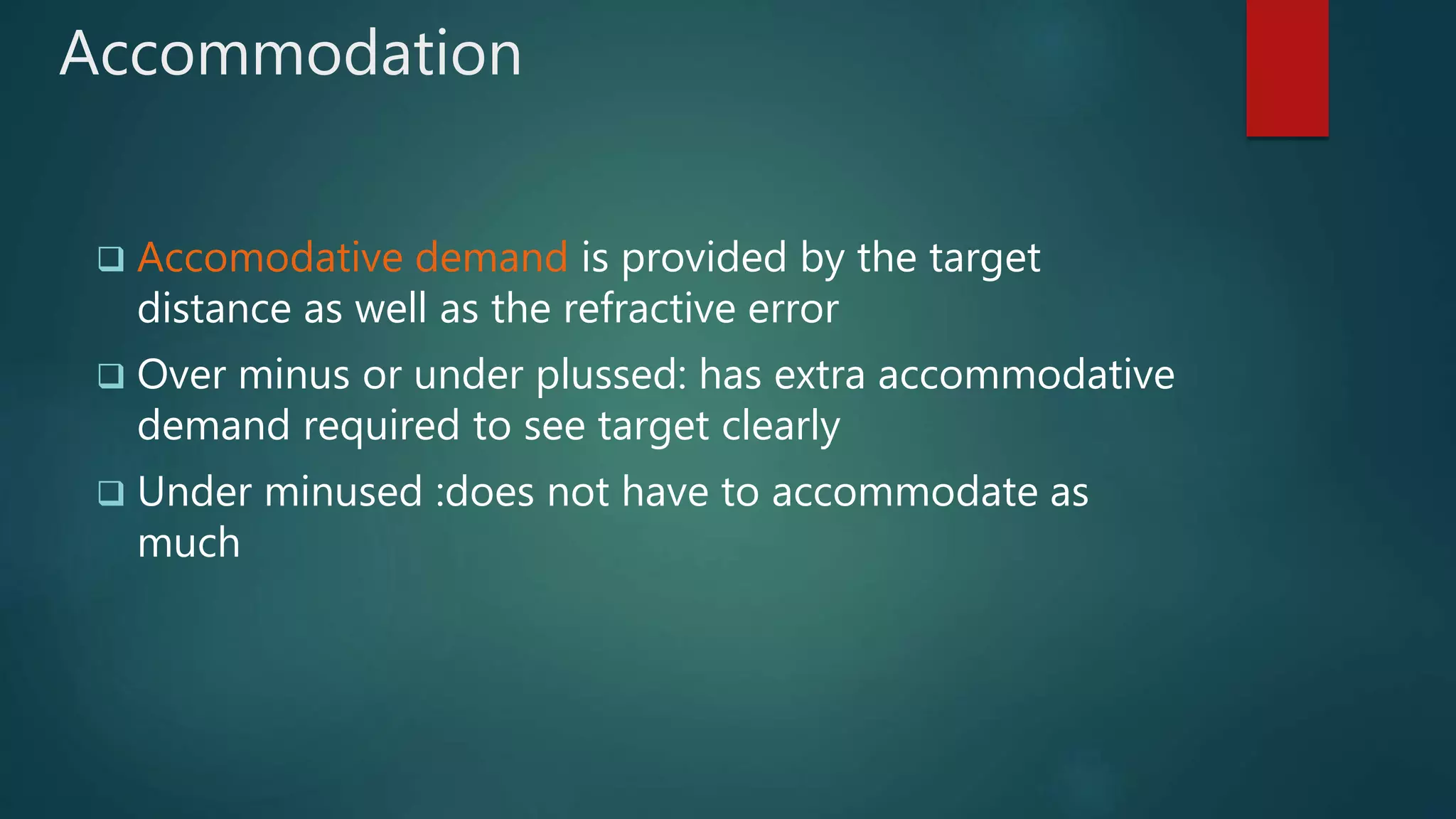 Dynamic retinoscopy srijana | PPTX