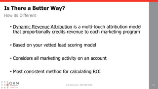 Dynamic Revenue Attribution (Marketing) | PPTX