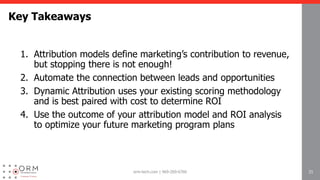 Dynamic Revenue Attribution (Marketing) | PPTX