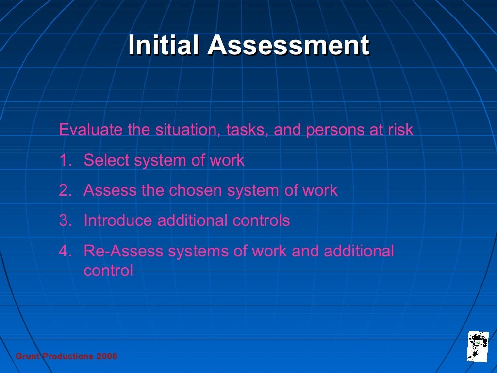 Dynamic risk assessment lrg