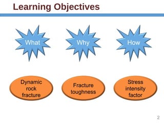 Dynamic rock fracture in mining engineering | PPT