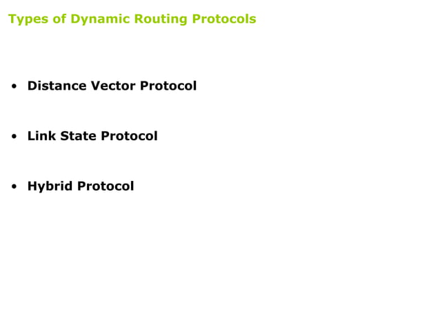 Dynamic routing | ODP | Computer Networking | Computing