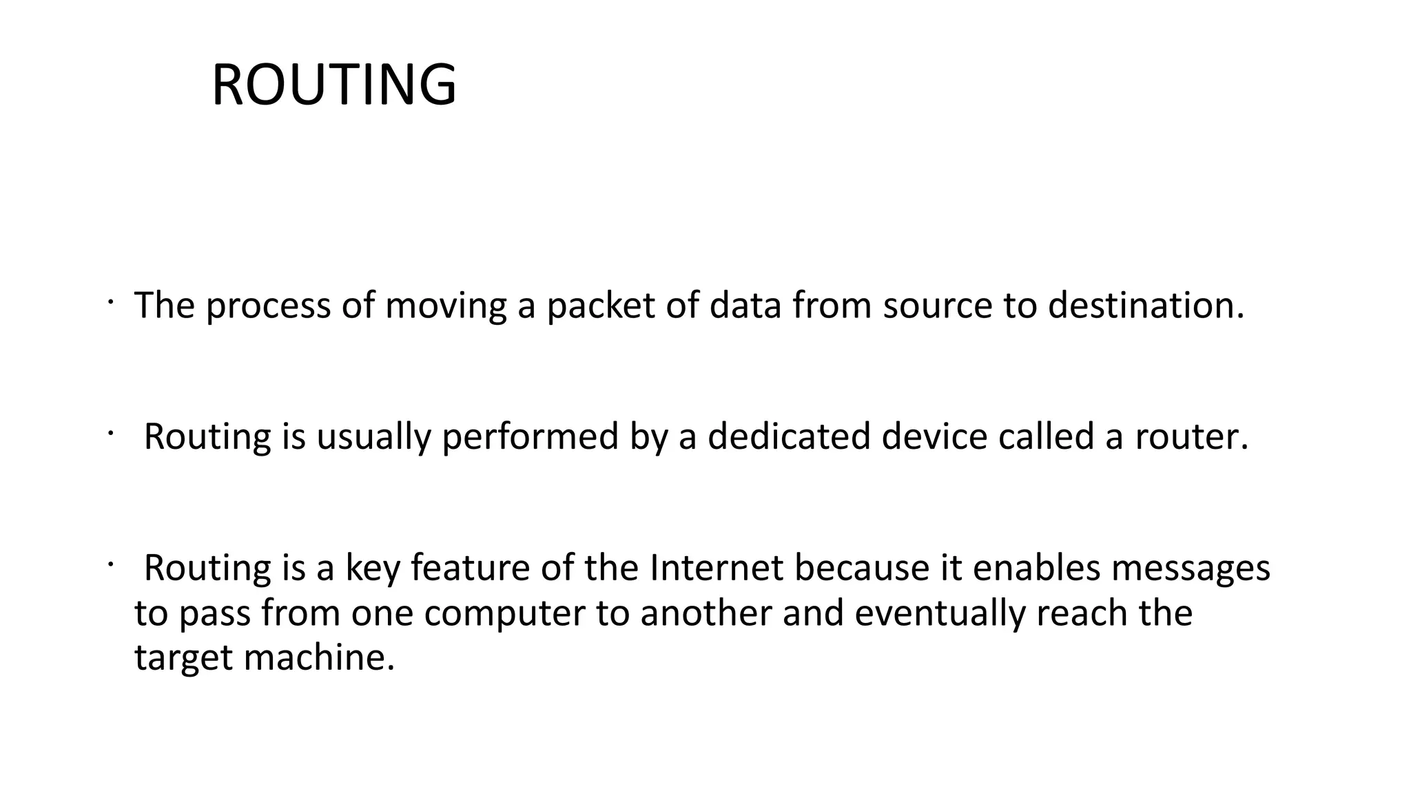 Dynamic routing | PDF