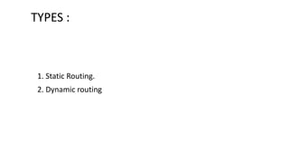 Dynamic routing | PDF