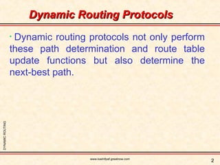 Dynamic_Routing IIA INTERNET AND INTRANET.ppt