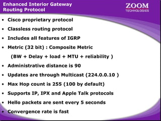 Dynamic routing EIGRP | PPT