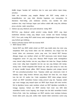 Dynamic routing (bgp) | DOCX