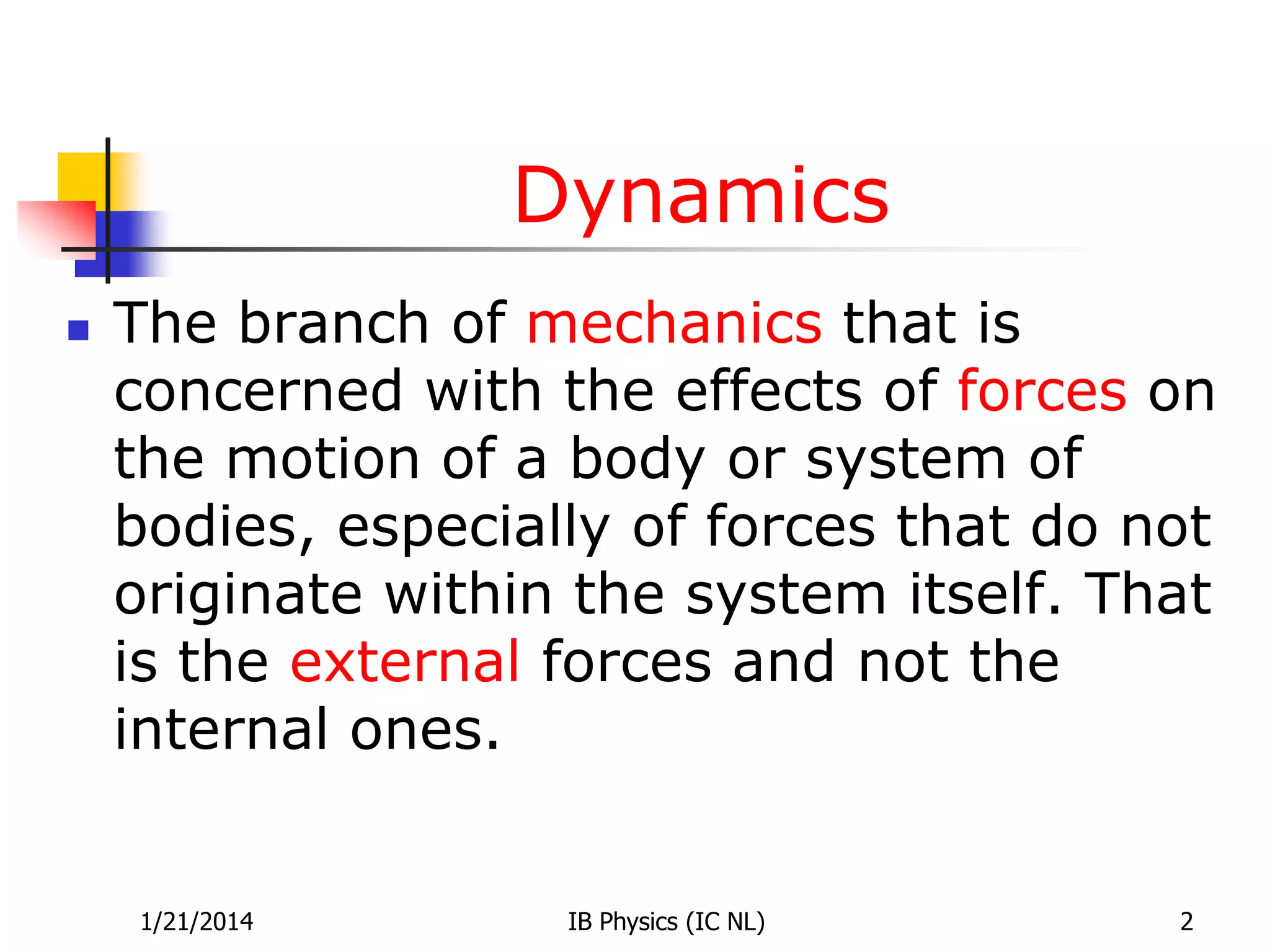 Dynamics | PPTX