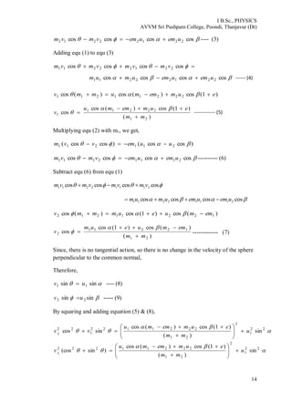 Dynamics, Projectile, impulse, impact | PDF