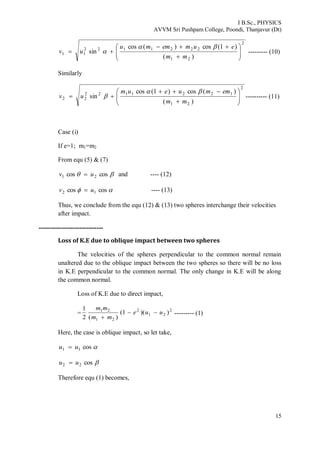 Dynamics, Projectile, impulse, impact | PDF