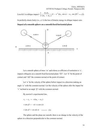 Dynamics, Projectile, impulse, impact | PDF