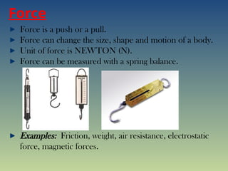Dynamics, Physics IGCSE slides for teaching | PPTX