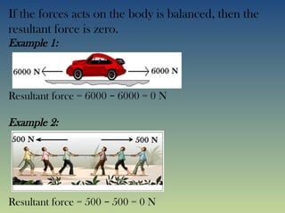 Dynamics, Physics IGCSE slides for teaching | PPTX