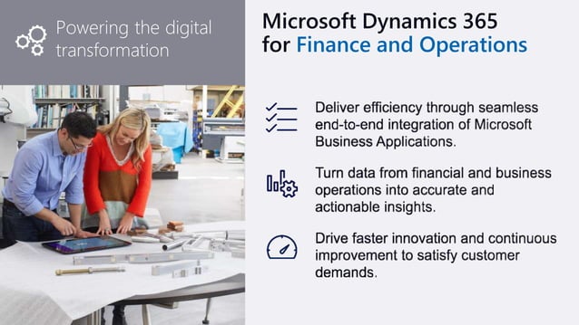 Dynamics -365 Finance &Operations .pptx | Cloud Computing | Internet