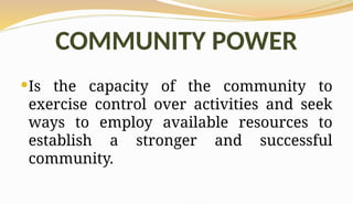 DYNAMICS-AND-PROCESS.pptx Community Engagement | PPT