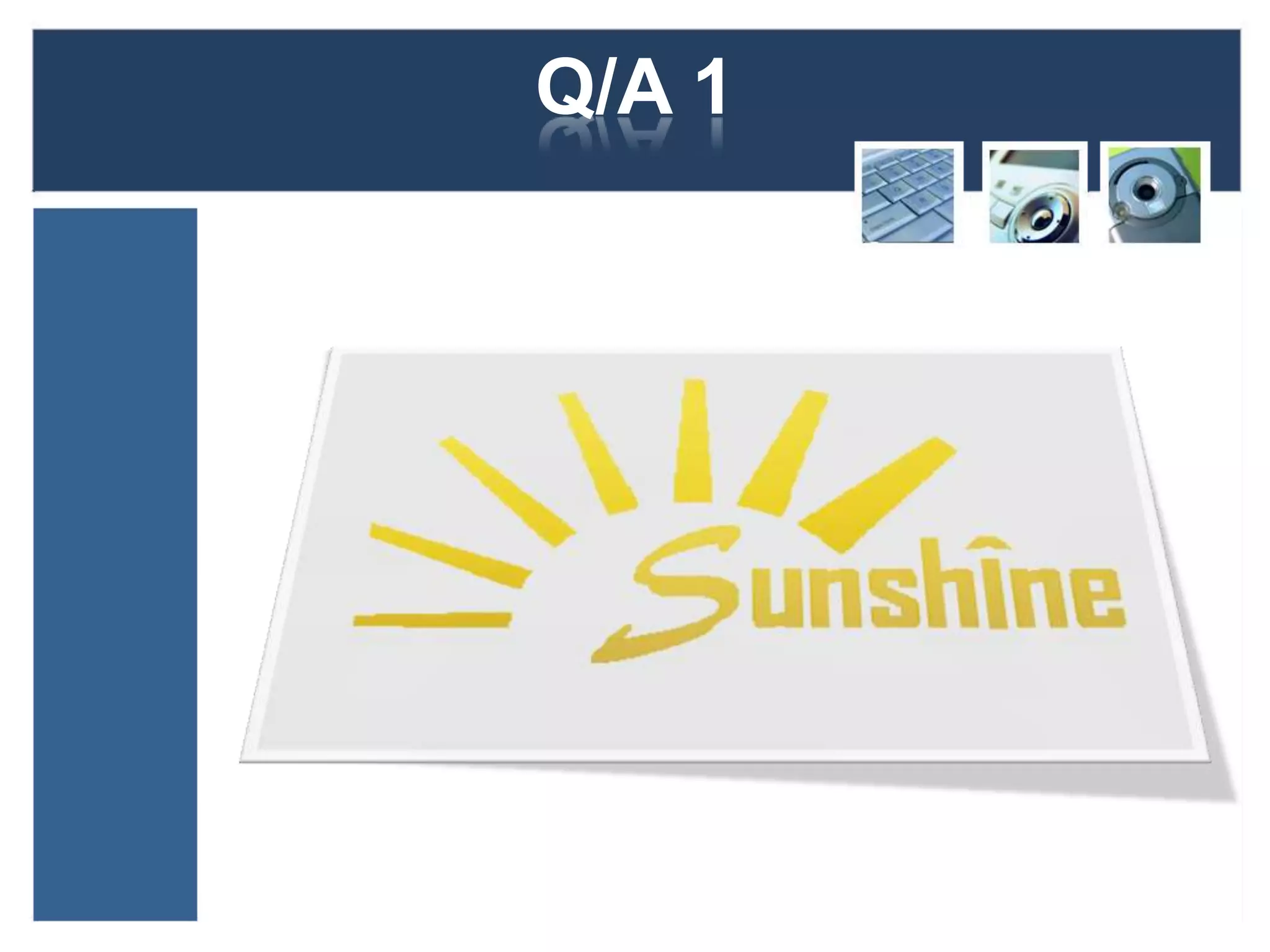 Sunshine(tm) Dynamics CRM | PPTX