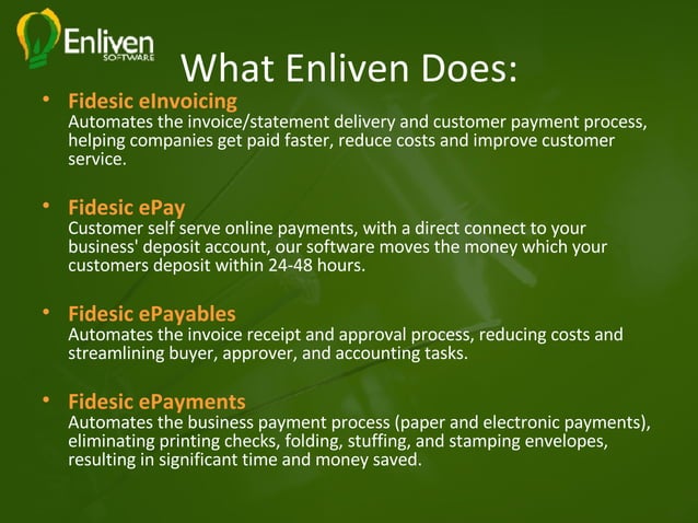 Dynamics GP User Group Presentation | Electronic Invoicing and Payments ...