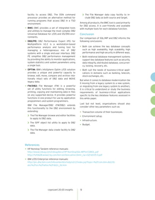Dynamics of Leading Legacy Databases | PDF