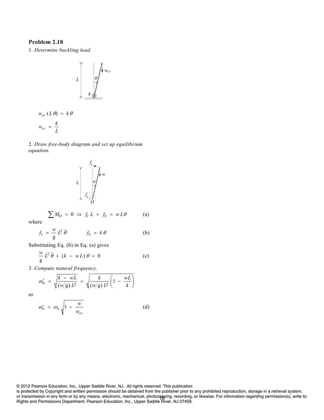Dynamics Of Structures 4th Edition Chopra Solutions Manual