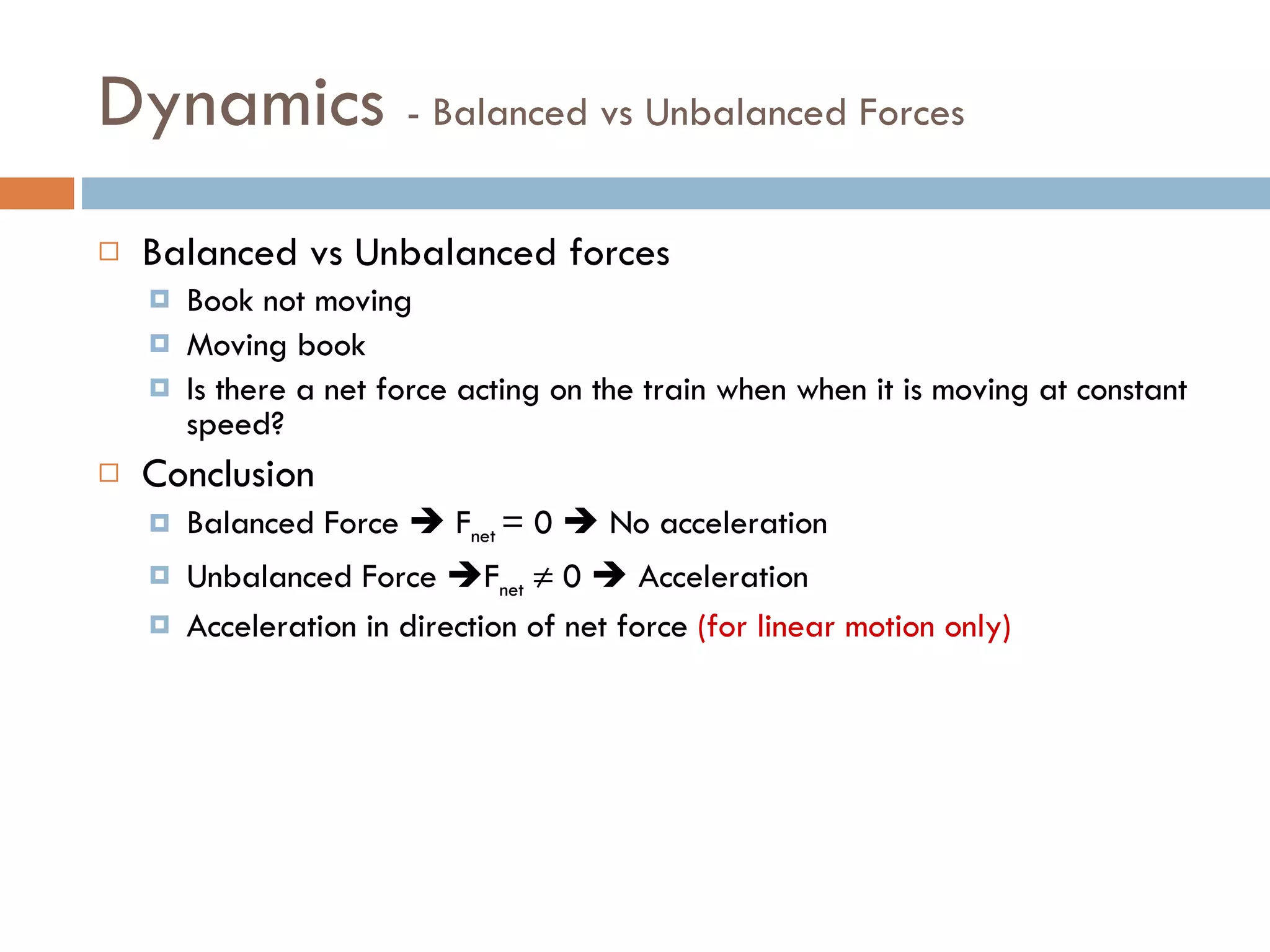 Dynamics 1 - Forces | PPT