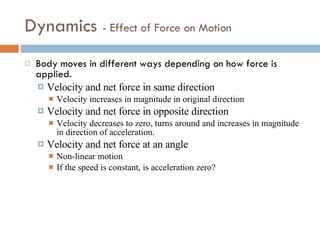 Dynamics 1 - Forces | PPT