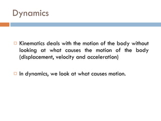 Dynamics 1 - Forces | PPT