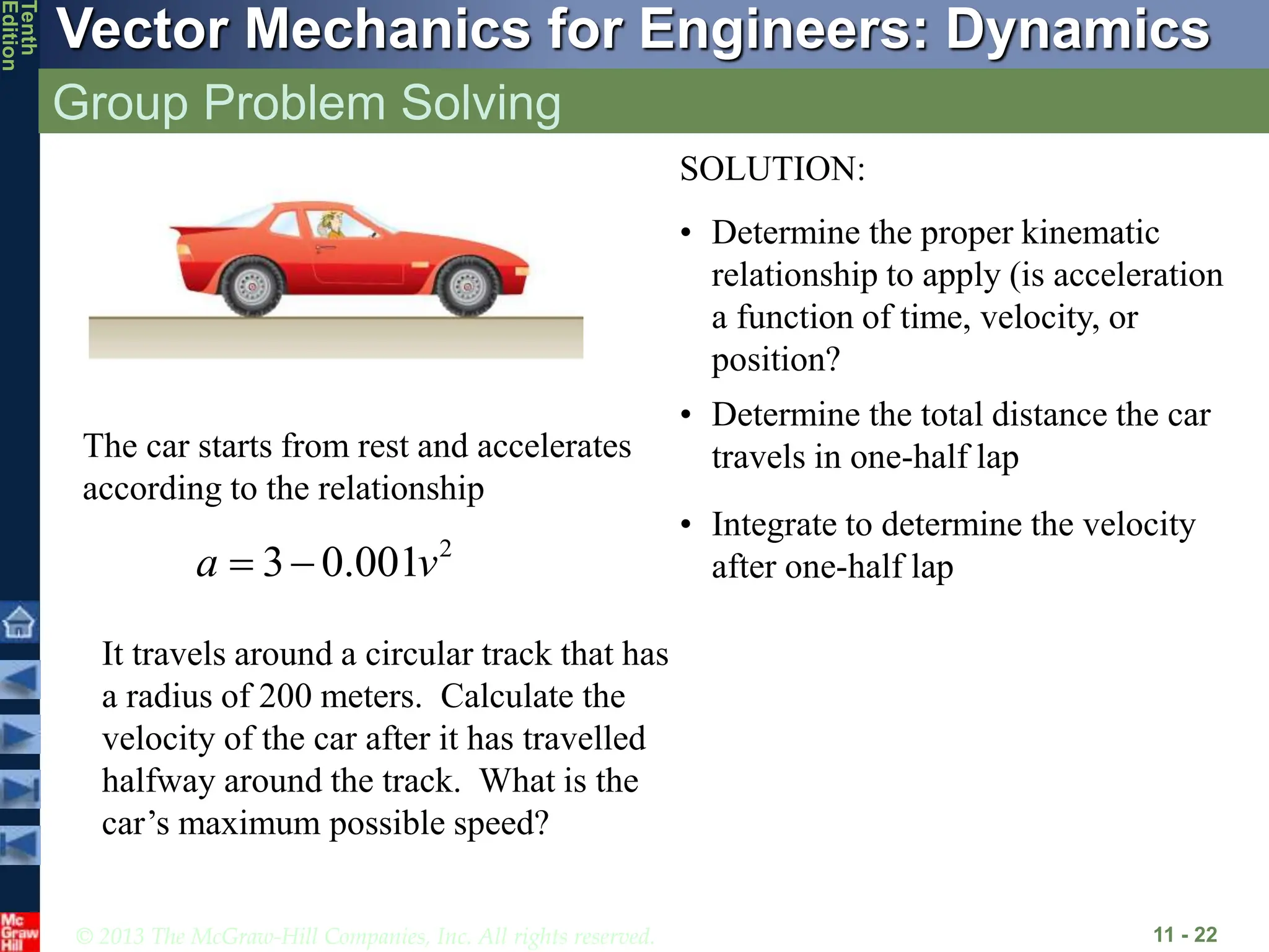 dynamics11lecture kinematics of particles.ppt | Physics | Science