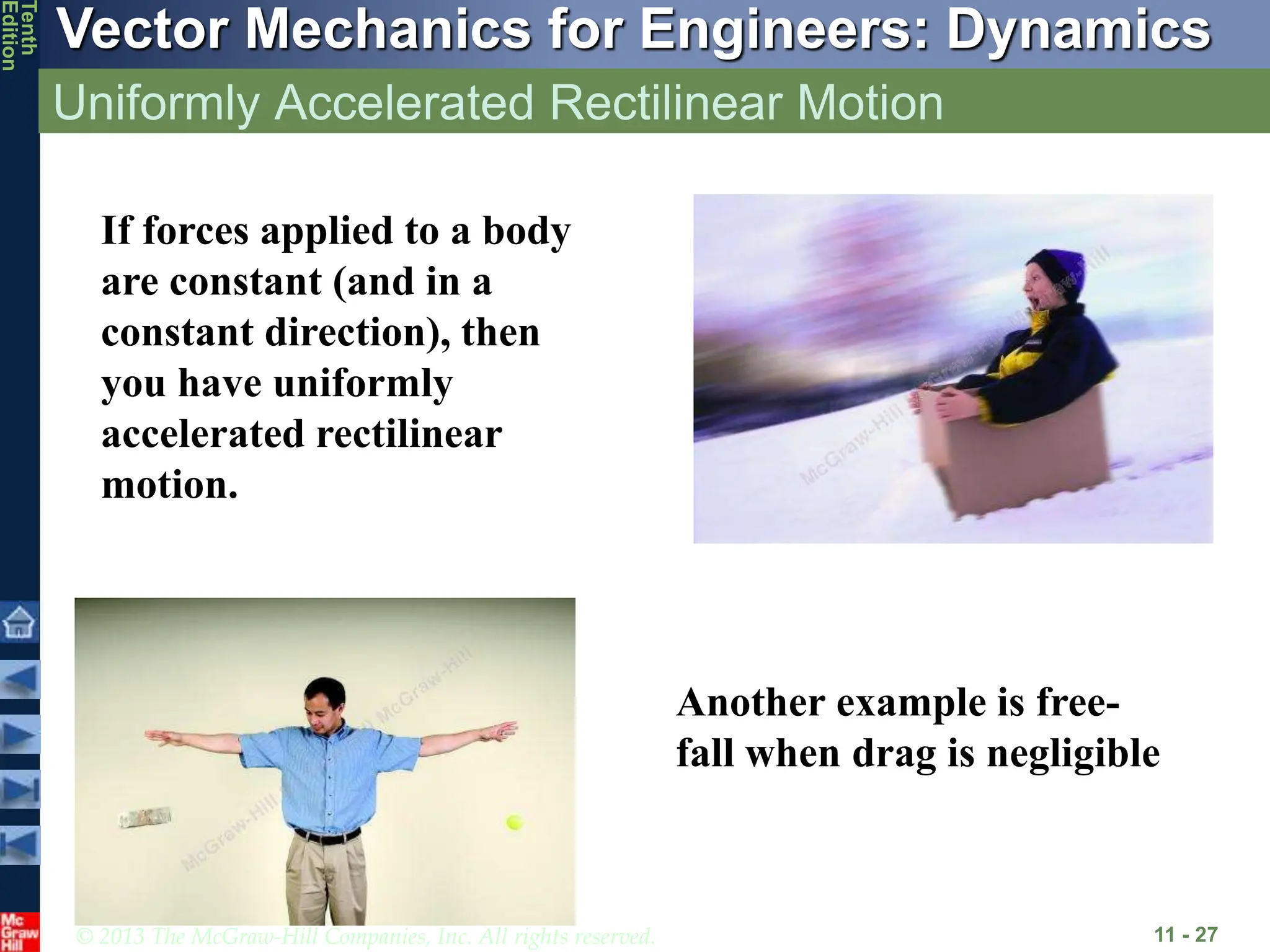 Dynamics11lecture Kinematics Of Particlesppt Physics Science