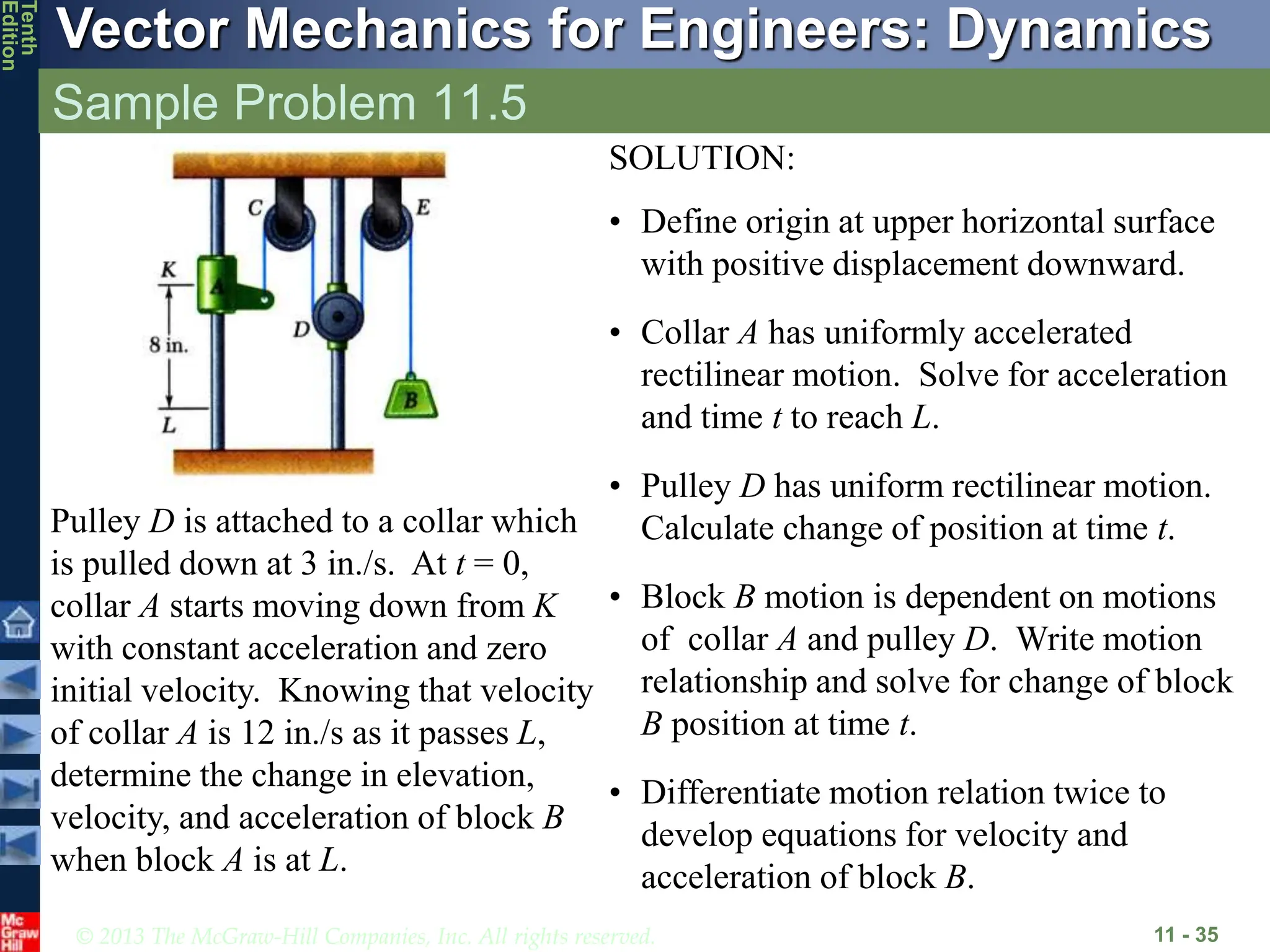 dynamics11lecture kinematics of particles.ppt | Physics | Science